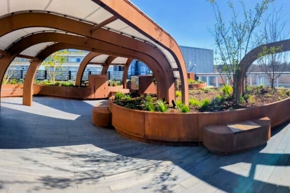 King’s College Hospital opens UK’s first outdoor Critical Care roof garden